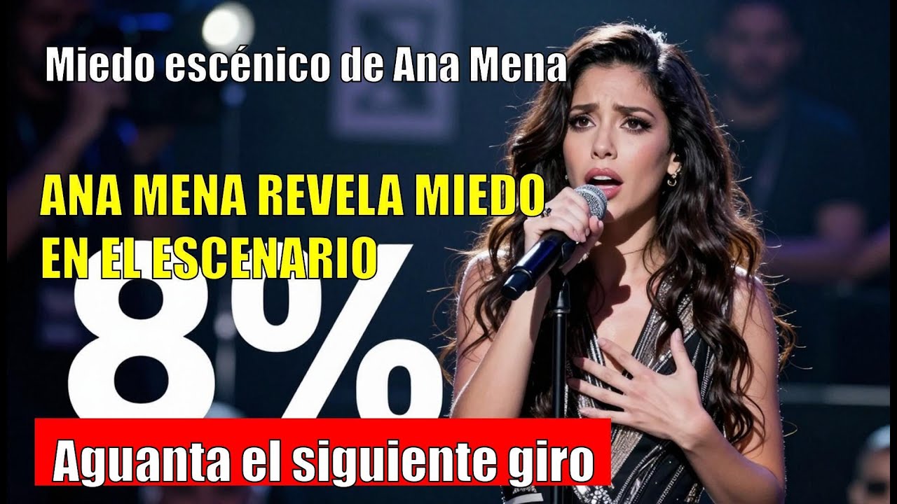 Ana Mena CONFIESA su momento más angustioso encima del escenario ...